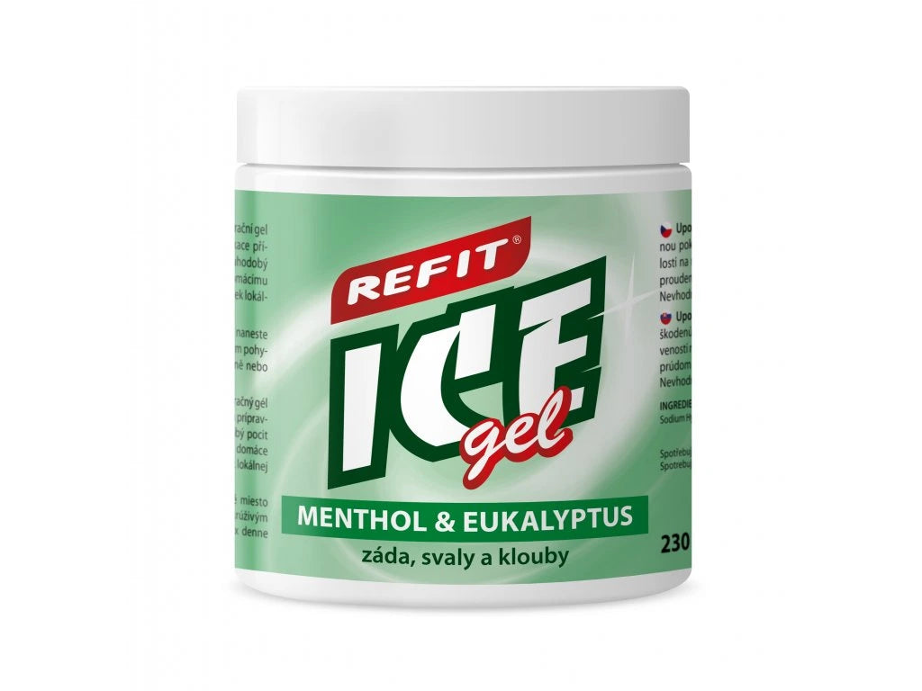 REFIT ICE GEL Menthol & Eukalyptus – Chladivý masážní gel s osvěžujícím ...
